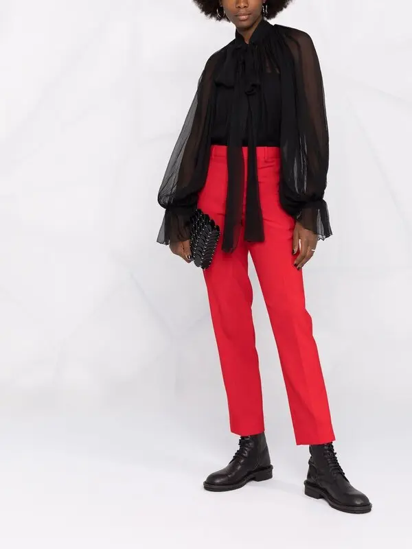 ATU BODY COUTURE Bow-detail Blouse - Black