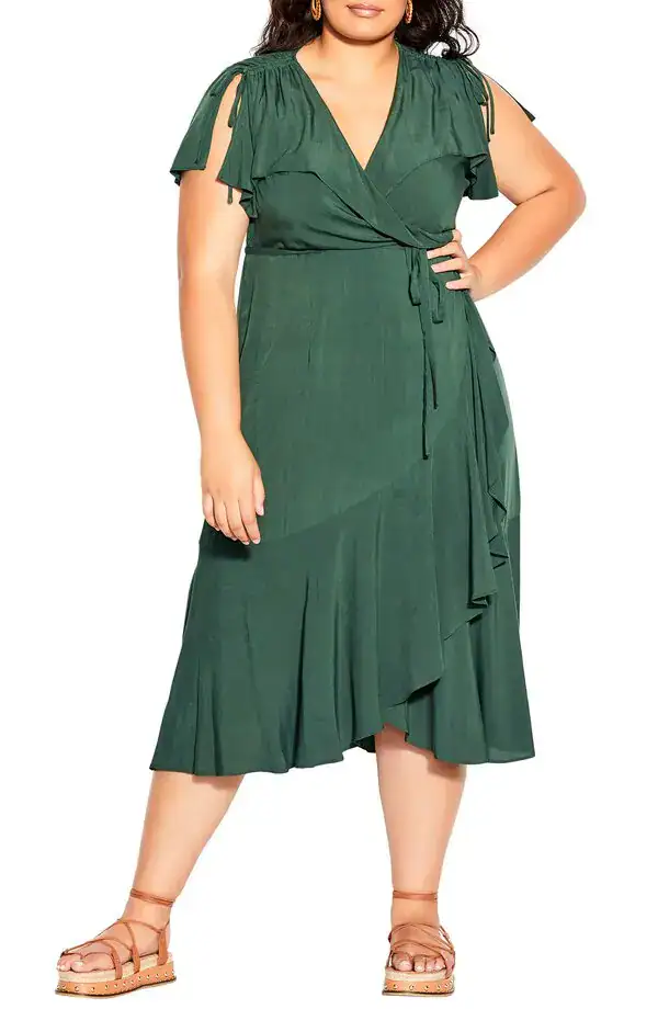 tea collection eternal city wrap dress sale Adult no worries about being immodest HTF Tea Collection Eternal City