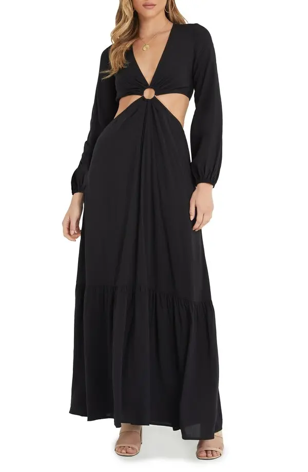 vici maxi dress Beloved Bloom Embroidered Floral Maxi Dress  VICI