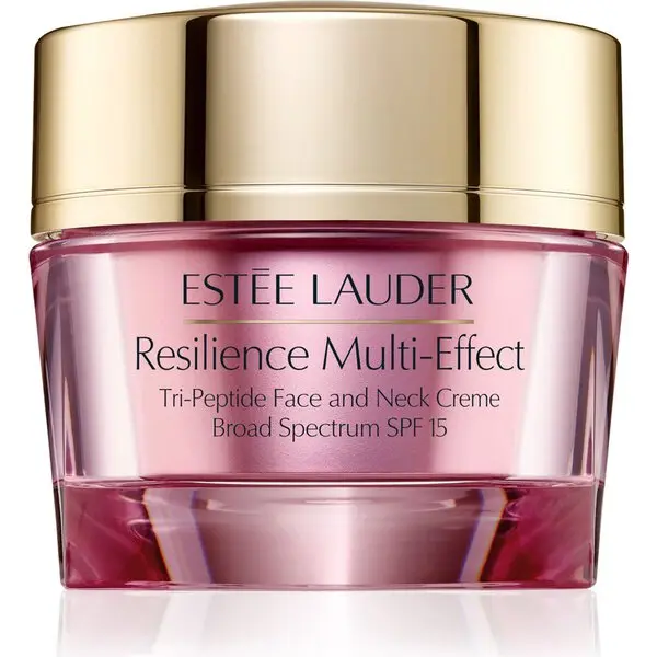 Estée Lauder Resilience Multi-effect Tri-peptide Face & Neck Cream Moisturizer Spf 15 For Normal/combination Skin - No Color