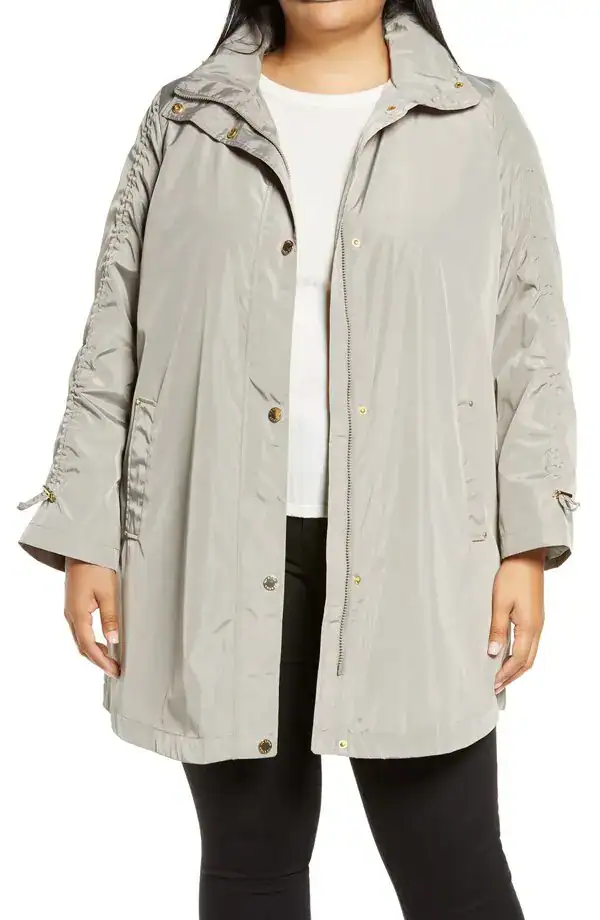 Coat Trench Via Spiga Packable Puffer Jacket Via Spiga Smocked