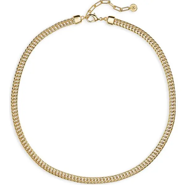 Nordstrom Foxtail Flat Chain Necklace - Gold
