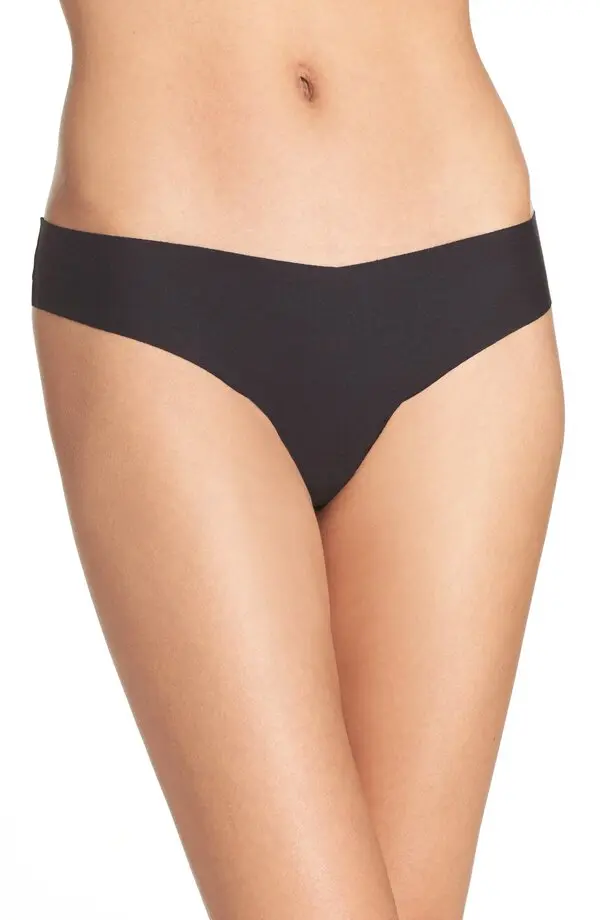 Commando Cotton Thong - Black | Editorialist