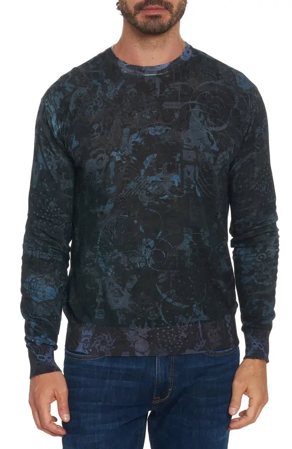 Buy Robert Graham X Ryan Mcginness Mindscape Print Sweater - Black At ...