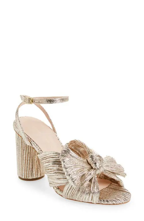 LOEFFLER RANDALL Camellia Knotted Sandal - Champagne