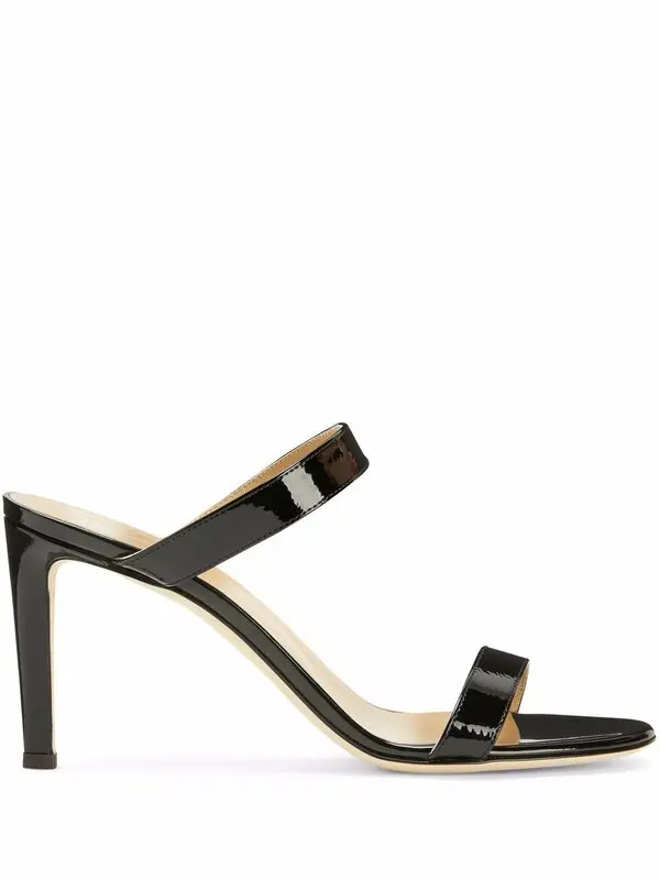 GIUSEPPE ZANOTTI 85mm Calista Sandals - Black