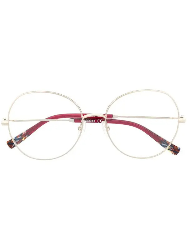 Missoni Round Frame Sunglasses