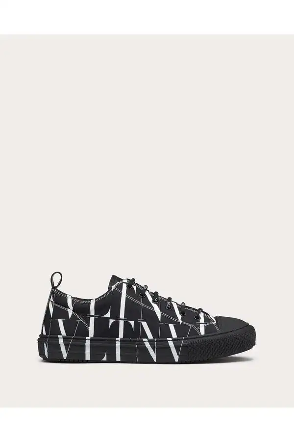 Valentino Garavani Vltn Times Giggies Low-Top Fabric Sneaker In