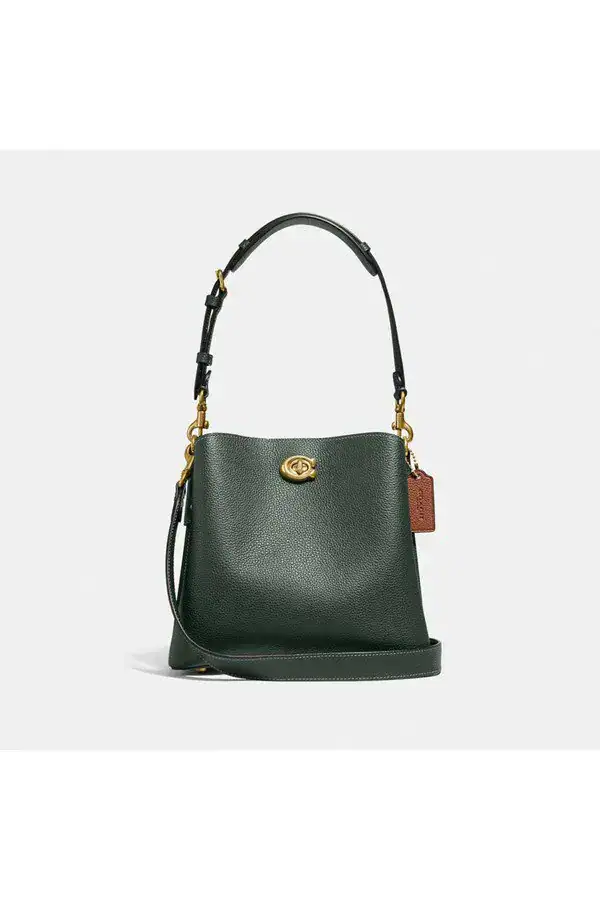 Coach Willow Bucket Bag In Colorblock - Green | Editorialist