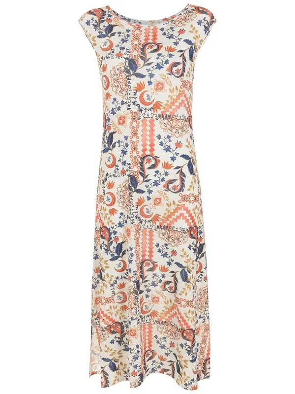 LYGIA & NANNY Floral Print Midi Dress - Neutrals