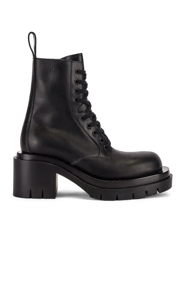 Bottega Veneta Lug Lace Up Ankle Boots