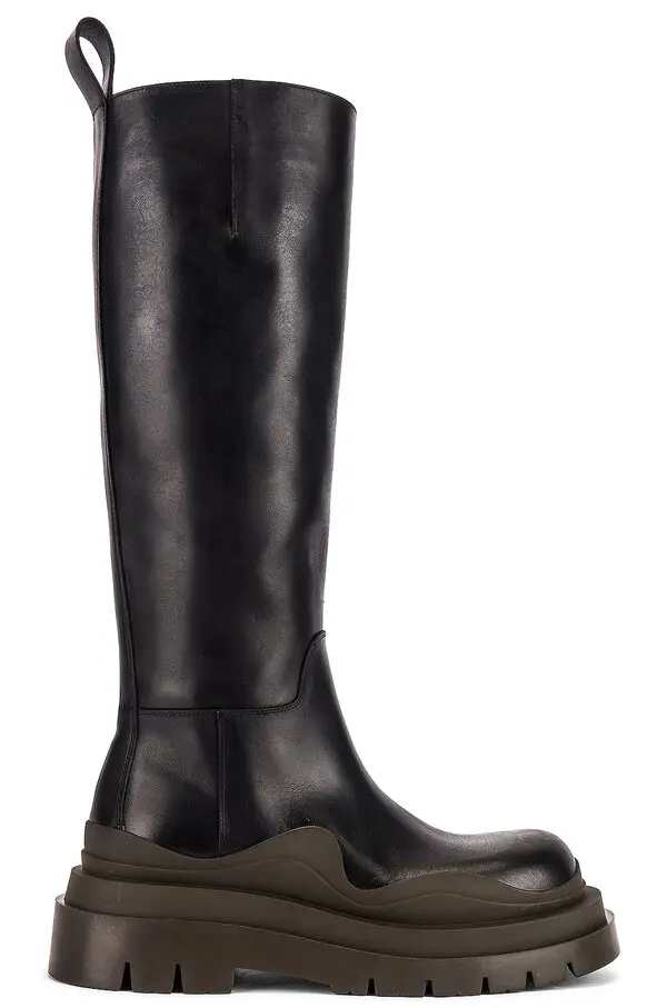 Bottega Veneta Tire High Top Boots - Black & Camping