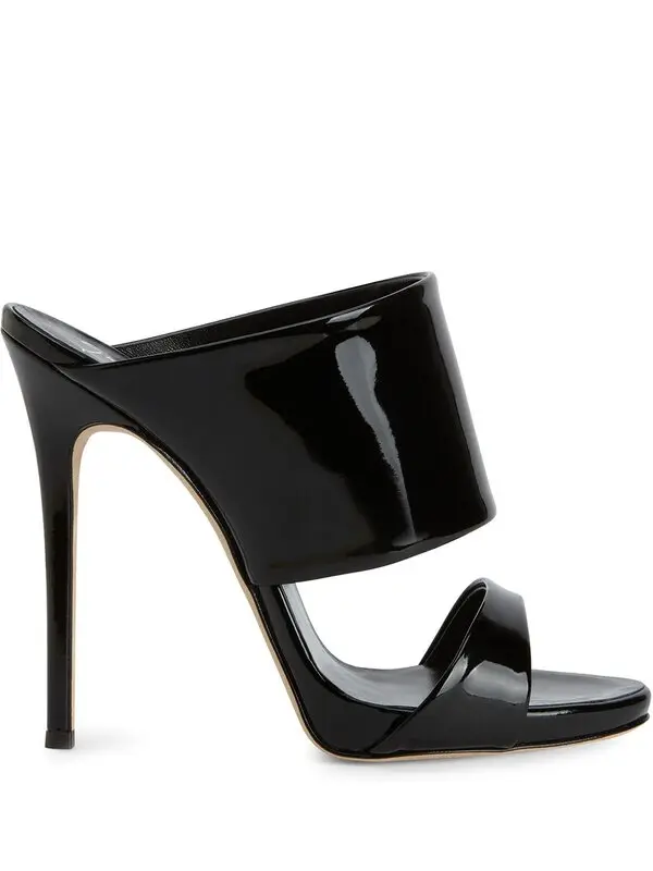 GIUSEPPE ZANOTTI 120mm Andrea Sandals - Black