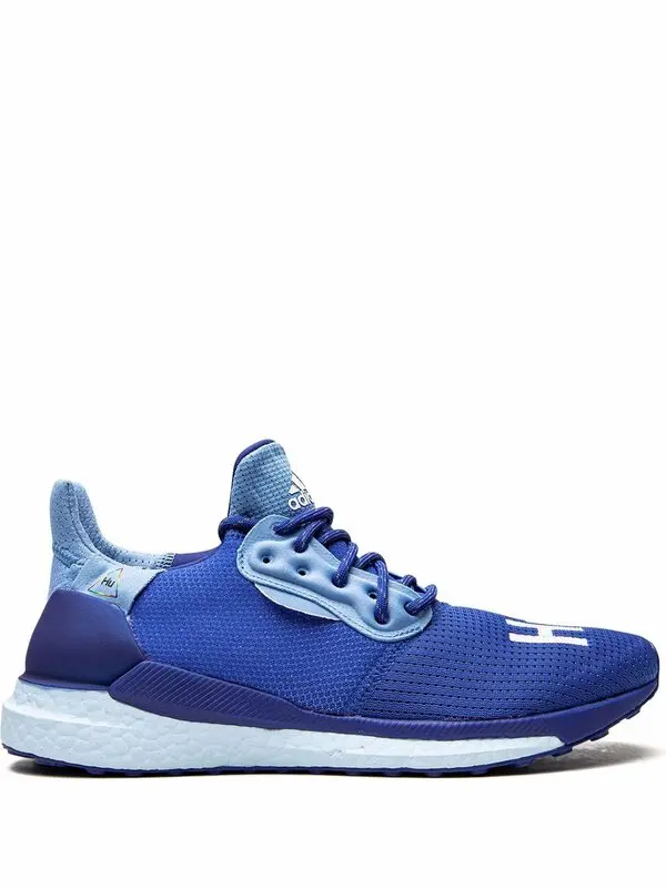 Adidas X Pharrell Williams Solar Hu Glide Sneakers - Blue