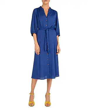 gerard darel blue dress Gerard Darel Crepe Dress |M|FR38|US6| – CLOSET1951SF