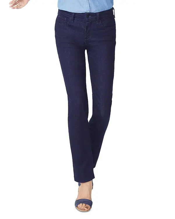 NYDJ Petite Sheri High Rise Slim Leg Jeans - Rinse