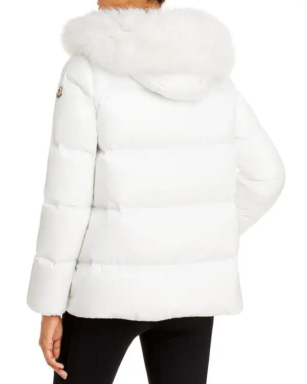 Moncler Laiche Short Parka - White