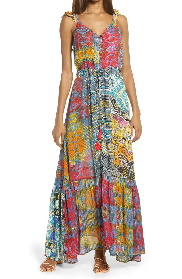 knee length dresses for ladies NWT Raga strapless boho maxi dress size s/m