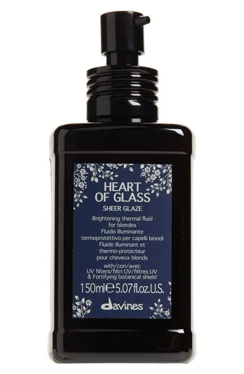 DAVINES Heart Of Glass Sheer Glaze Brightening Thermal Fluid