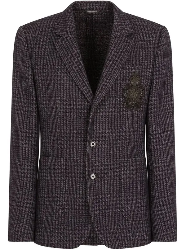 Dolce & Gabbana Wool-blend Checked Blazer