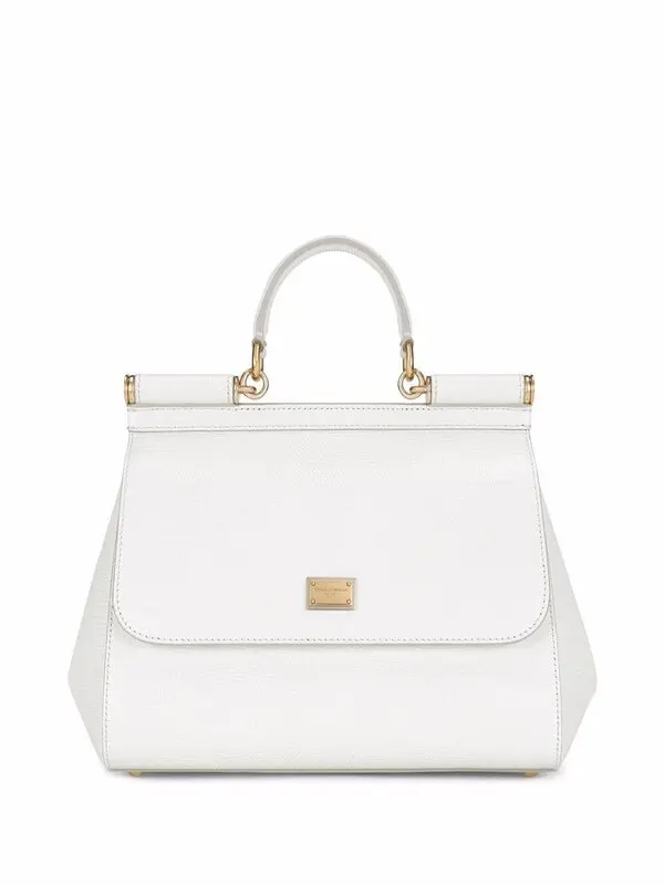 Dolce & Gabbana Large Sicily Top-handle Bag - White