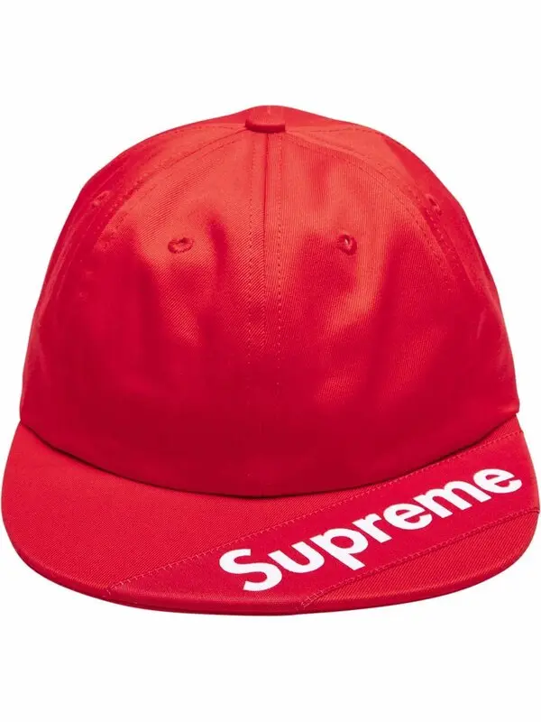Supreme Visor-Label 6-Panel Cap 