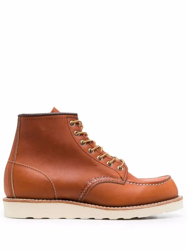 Red Wing Classic Moc Leather Boots - Brown