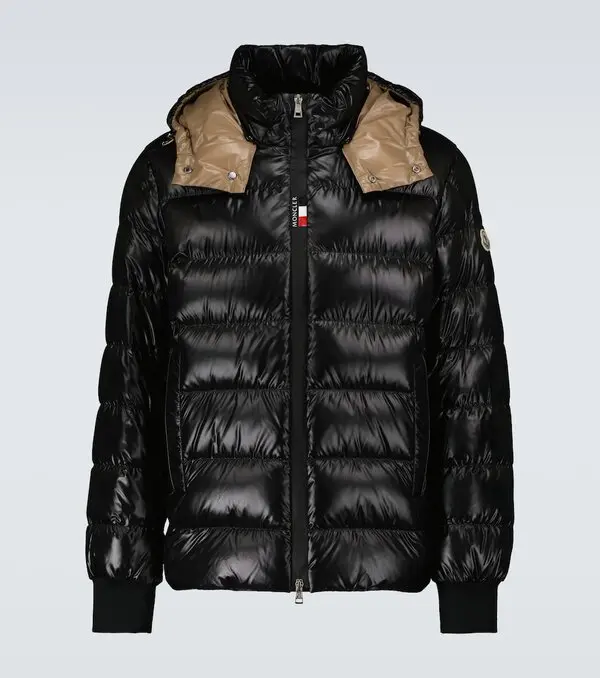 Moncler Cuvellier Nylon Down Jacket - Black