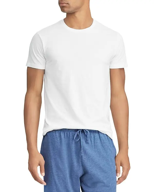Ralph Lauren Slim Fit Crewneck Undershirt, Pack Of 3 - White/navy/black