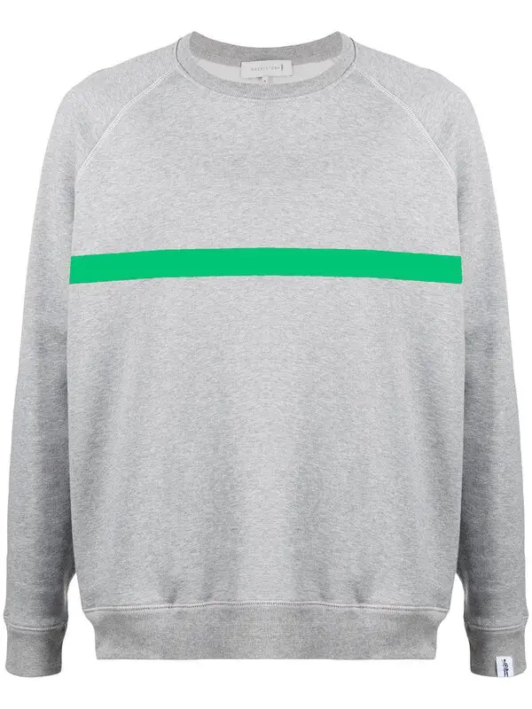 Mackintosh Horizontal Stripe Crewneck Sweatshirt