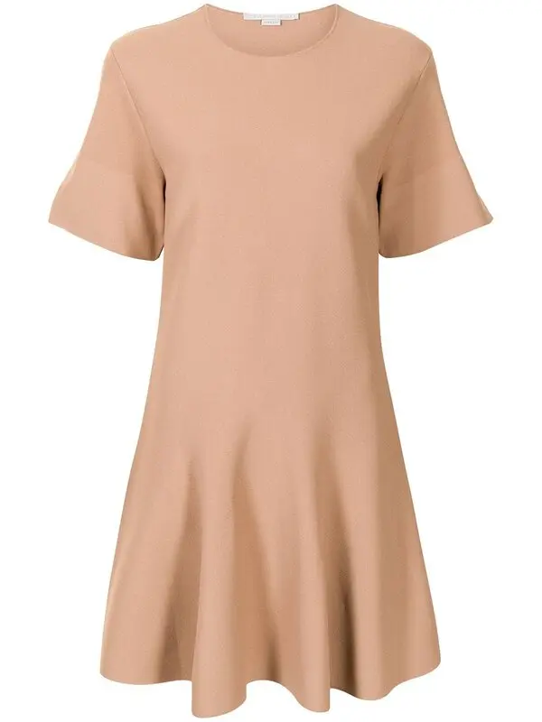 brown skater dress Shop Brown High Neck Skater Dress - for Women | OUTZIDR