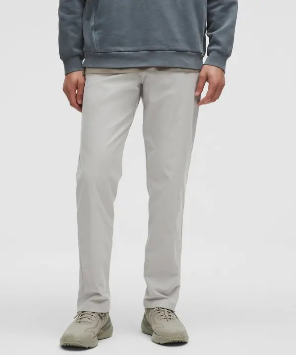 Lululemon Abc Classic-fit Five Pocket Pant 34l - Seal Grey