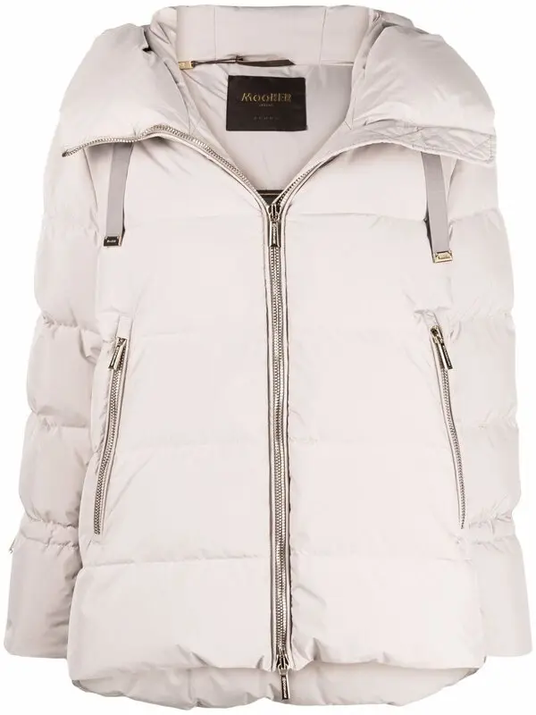 MOORER Padded Hooded Jacket