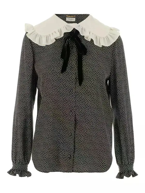 Saint Laurent Polka-dot Blouse