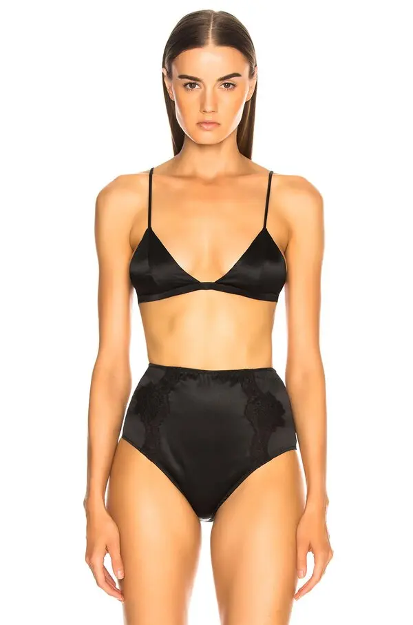 Fleur Du Mal Luxe Bra - Black