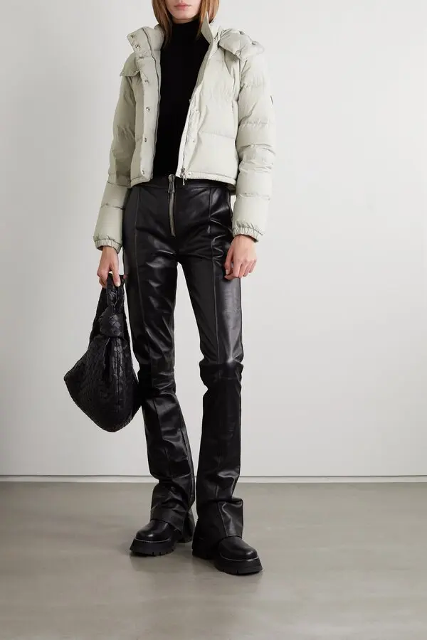 Moncler Avoine Hooded Quilted Down Jacket
