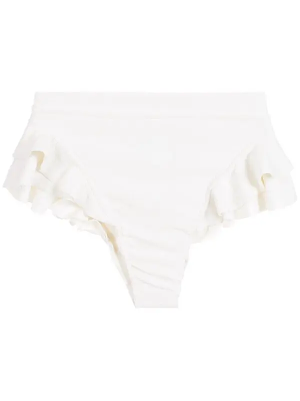 CLUBE BOSSA Turbe Bikini Bottom - White