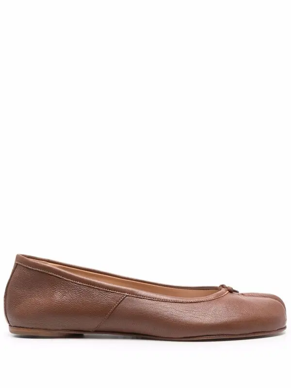 MAISON MARGIELA Tabi Leather Ballet Flats