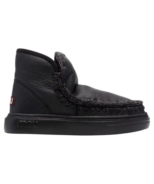 Mou Stitch-trim Ankle Boots
