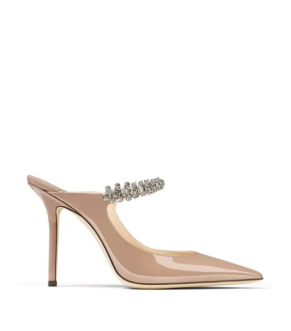 JIMMY CHOO Bing 100 Mules - Pink
