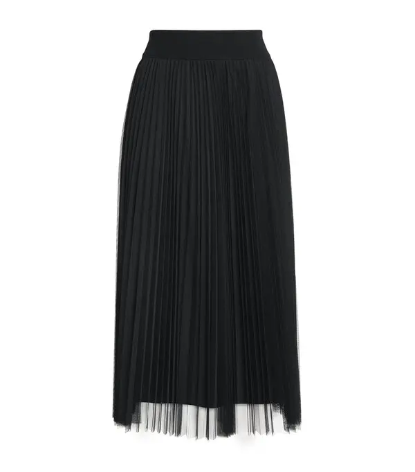 Fabiana Filippi Pleated Midi Skirt - Black