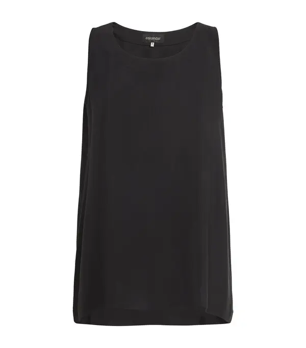 Eskandar Silk Top - Black