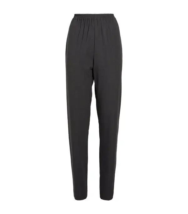 Eskandar Wool-blend Narrow Trousers - Grey