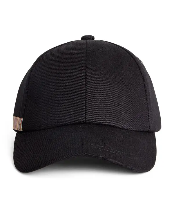Paul Smith Signature Stripe Baseball Cap - Black