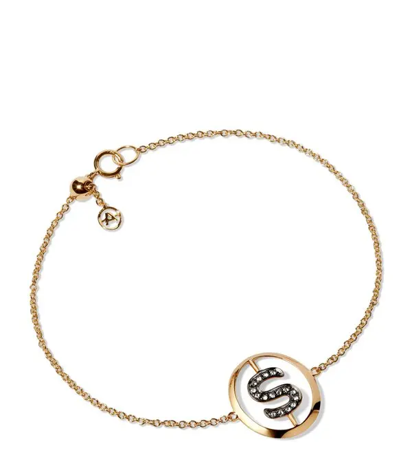 Annoushka Yellow And Diamond Initial S Bracelet