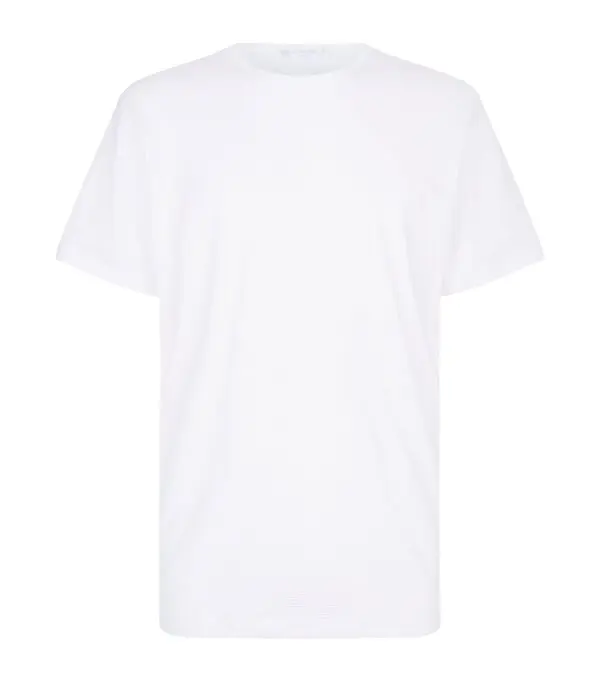 Sunspel Cellular Cotton T-shirt - White