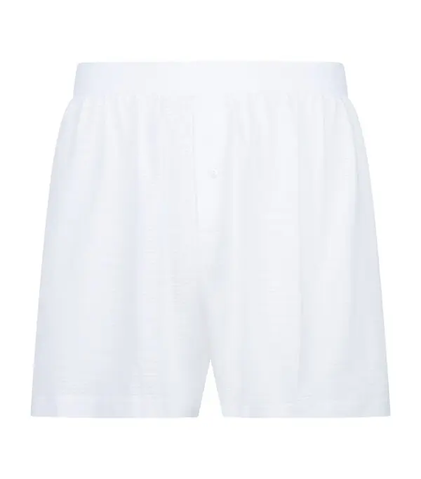 Sunspel Cellular Cotton Boxer Shorts