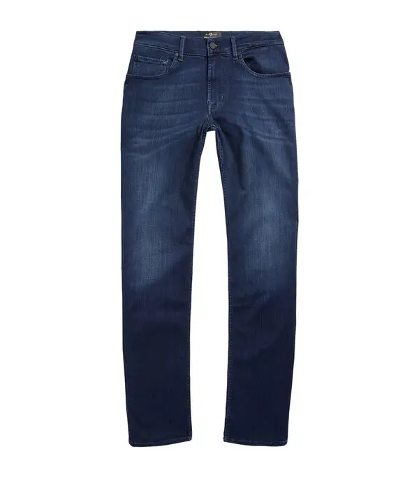 7 For All Mankind Slimmy Lux Performance Plus Jeans - Blue