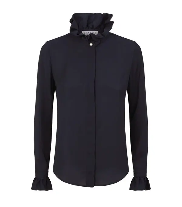 Claudie Pierlot Ruffle Blouse