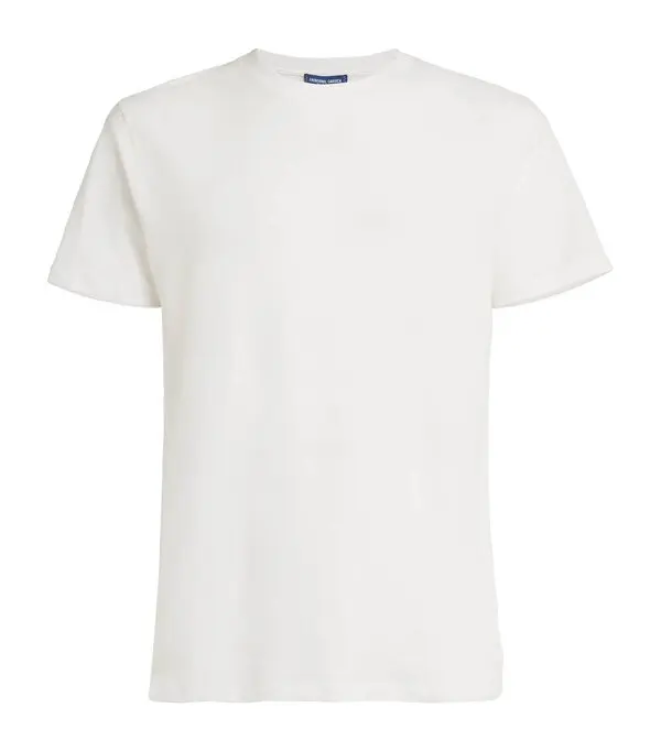 Frescobol Carioca Cotton-linen T-shirt - White